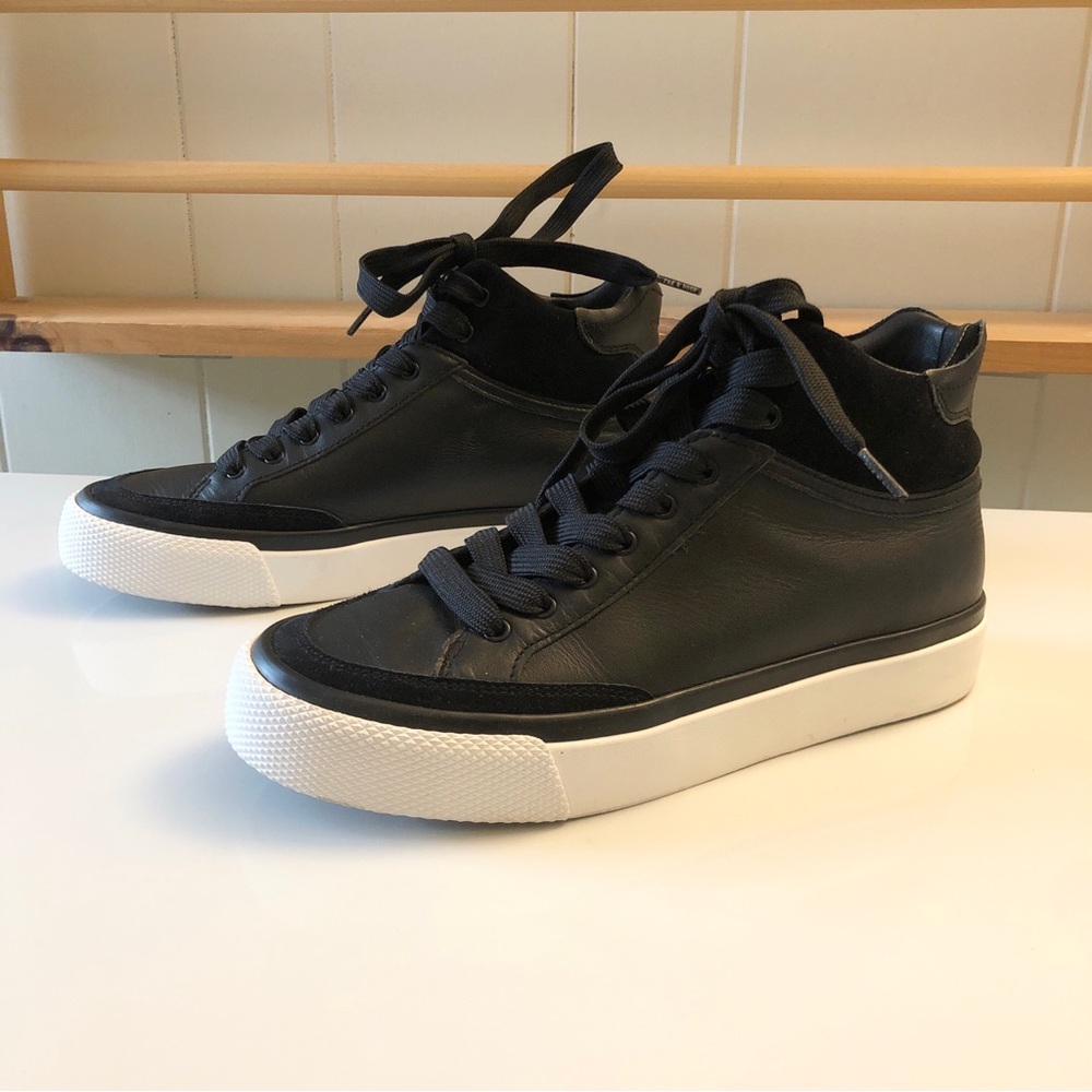 Rag & Bone Black Rb Army High Top Leather Women’s Siz… - Gem